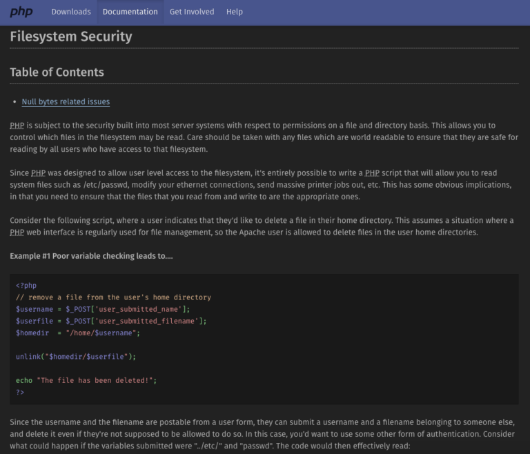 PHP Documentation Dark Mode - How To Enable It | Night Eye