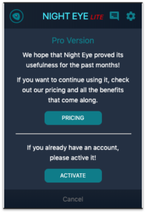 Night Eye Lite - Free Forever Dark Mode | Night Eye