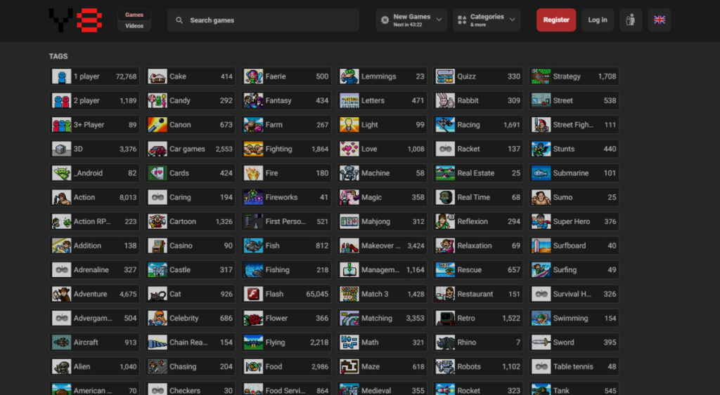 Y8 Dark Mode | Night Eye
