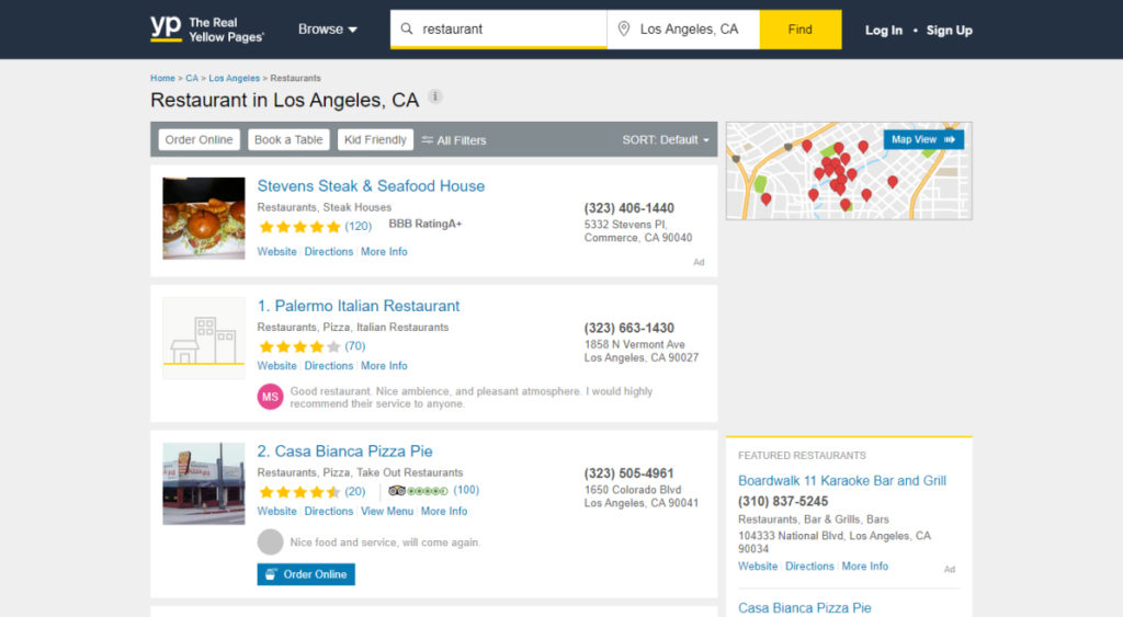 Yellowpages Dark Mode | Night Eye
