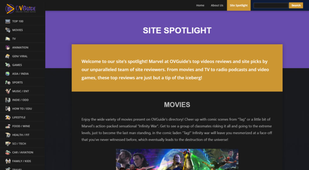 Ovguide Dark Mode | Night Eye