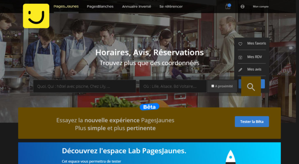 Pagesjaunes Dark Mode | Night Eye