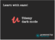 Udemy Dark Mode [Dark Theme With 2 Clicks]