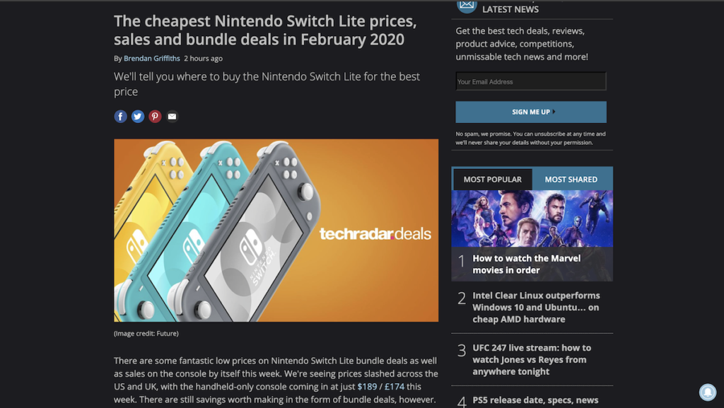 TechRadar Dark Mode - Tech News That Are Easy On Your Eyes | Night Eye
