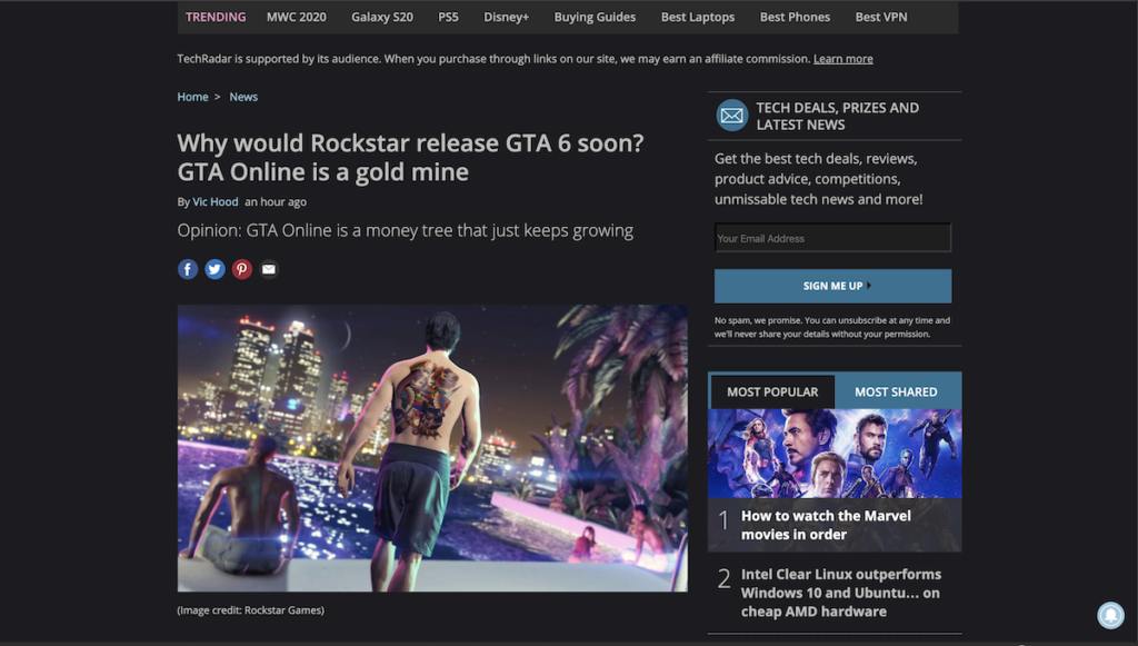 TechRadar Dark Mode - Tech News That Are Easy On Your Eyes | Night Eye