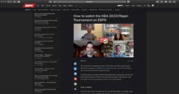 ESPN Dark Mode - Your Favourite Sports Website | Night Eye