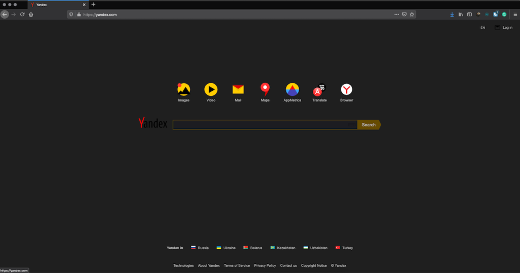 Yandex Dark Mode [Replace The Light Background]