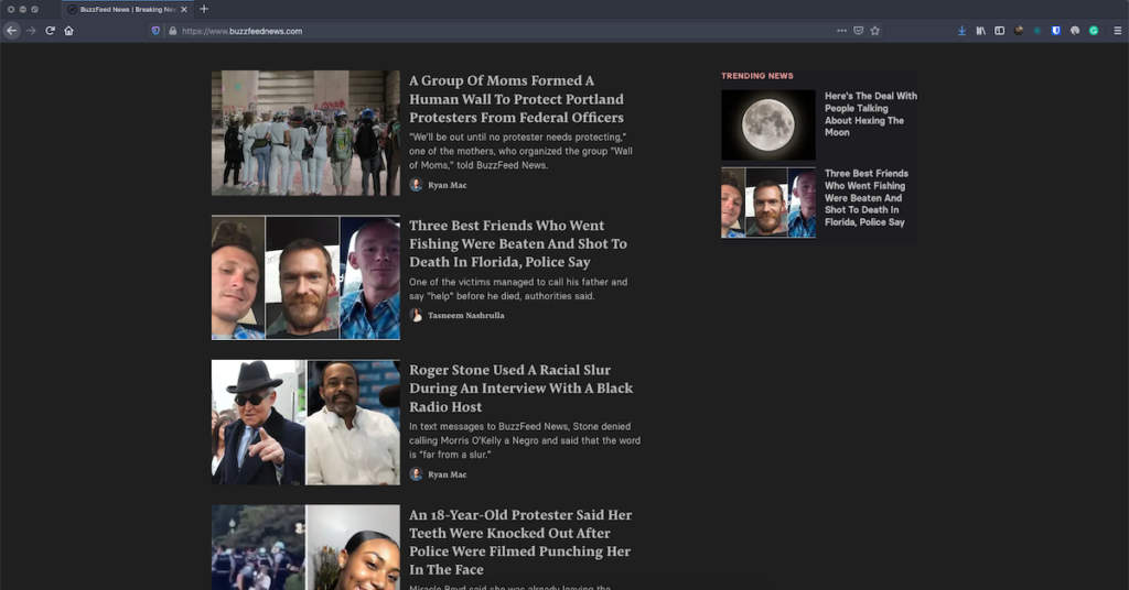 BuzzFeed Dark Mode [Never Stop Reading With Dark Theme]