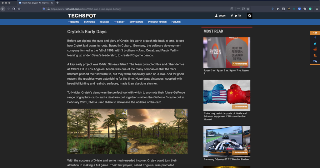 TechSpot Dark Mode [Power User's Choice]