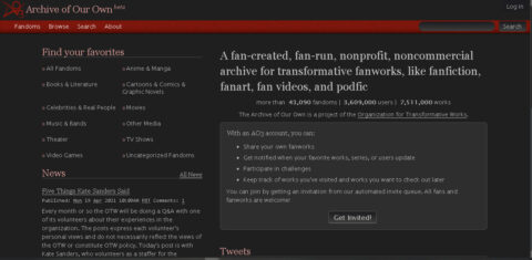 AO3 dark mode - dig through archives without eyestrain | Night Eye
