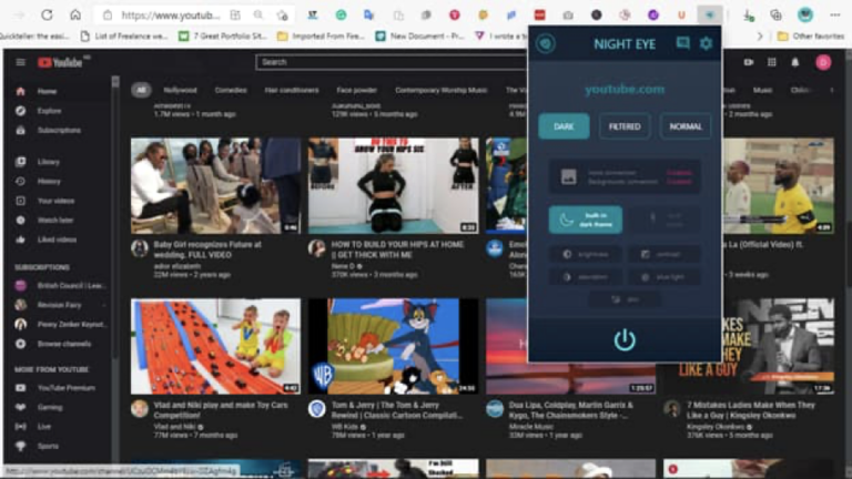 The Best Chrome Brightness Extension | Night Eye