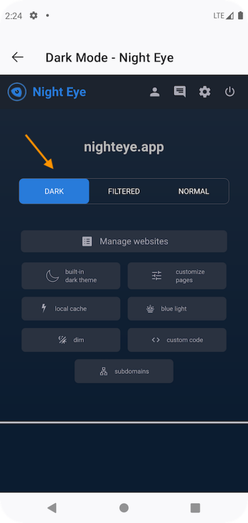 Night Eye - Dark Mode Extension For Android Smartphones | Night Eye